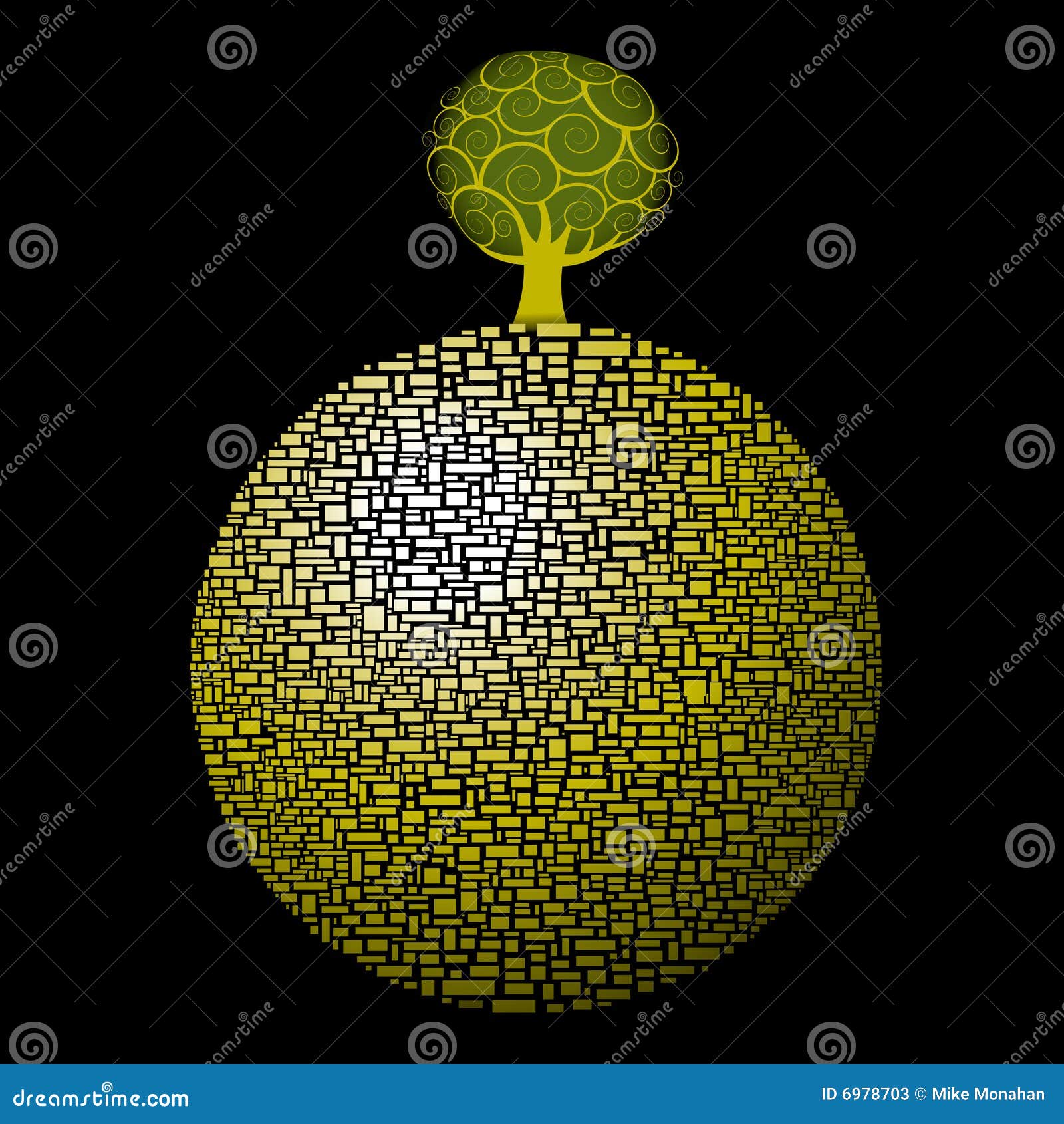 Global Tree stock vector. Illustration of graphic, background - 6978703