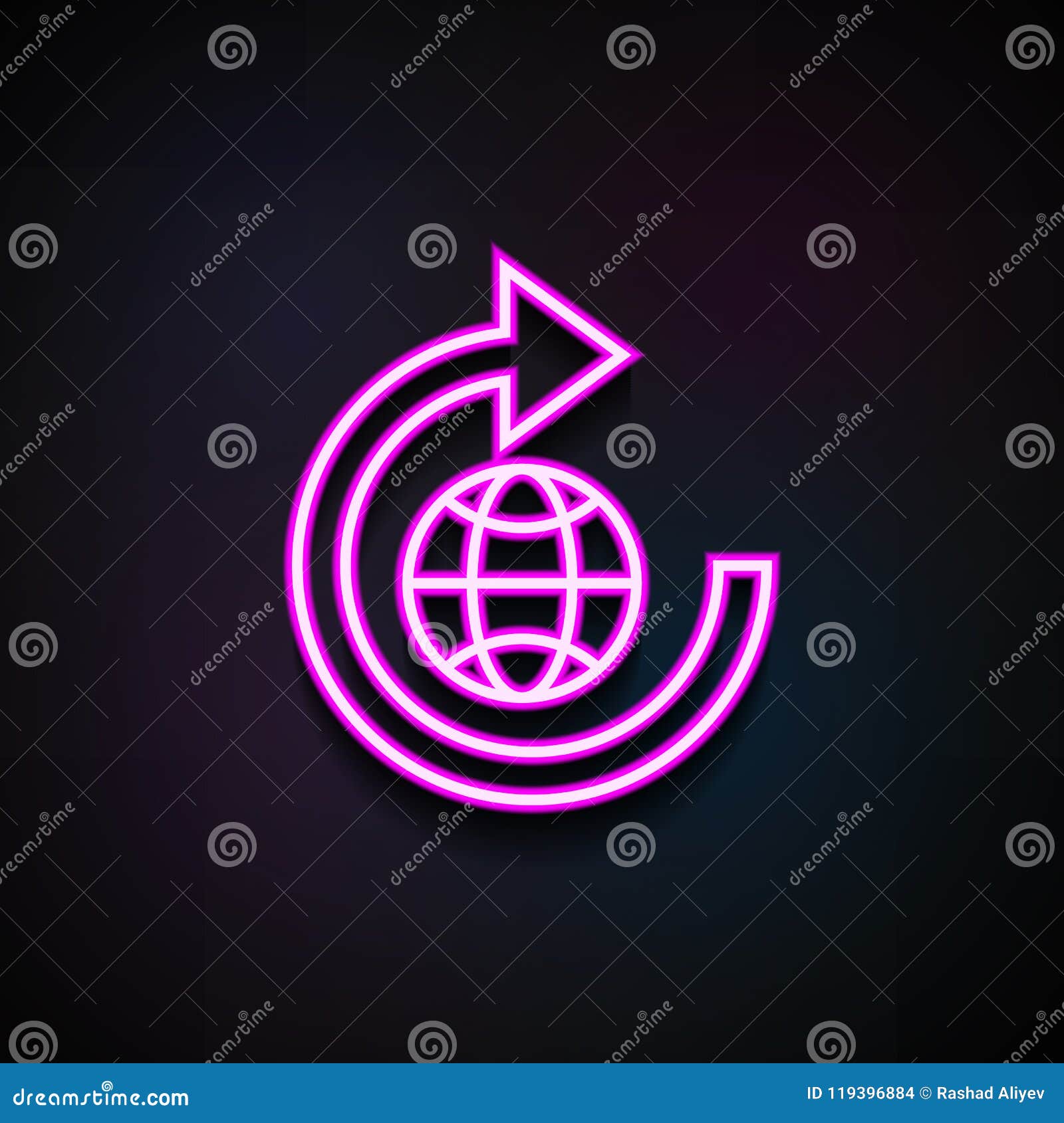 Global Update Icon. Element of Minimalistic Icons for Mobile Concept ...
