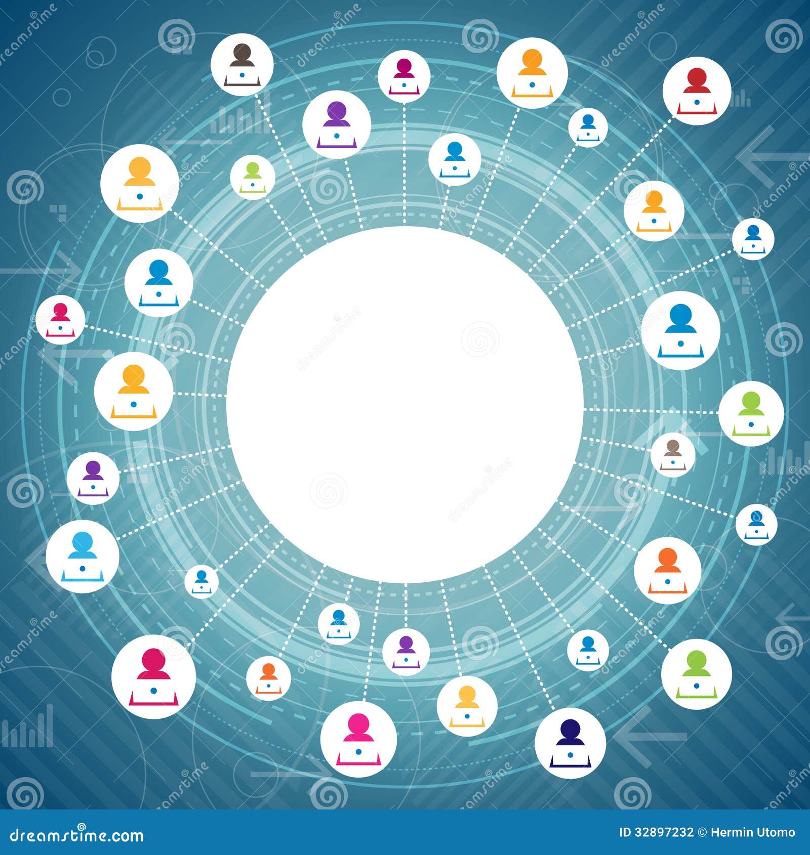 Global User Network Copyspace Stock Vector - Illustration of user, icon ...