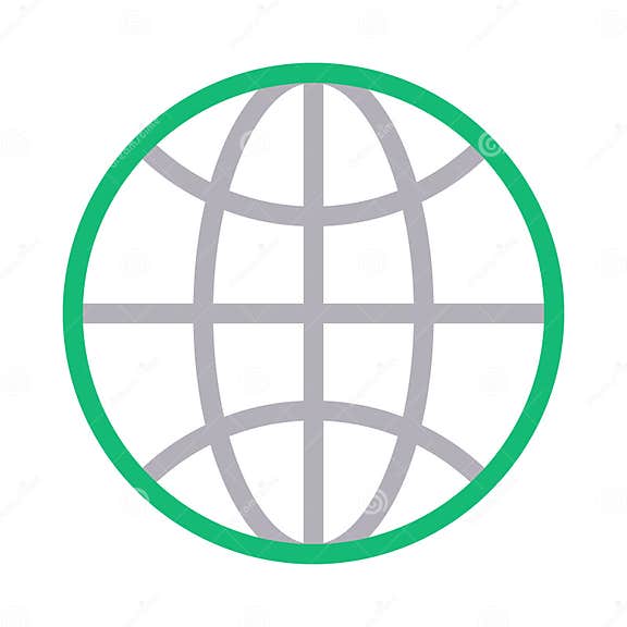 Global Colour Line Vector Icon Stock Vector - Illustration of ...