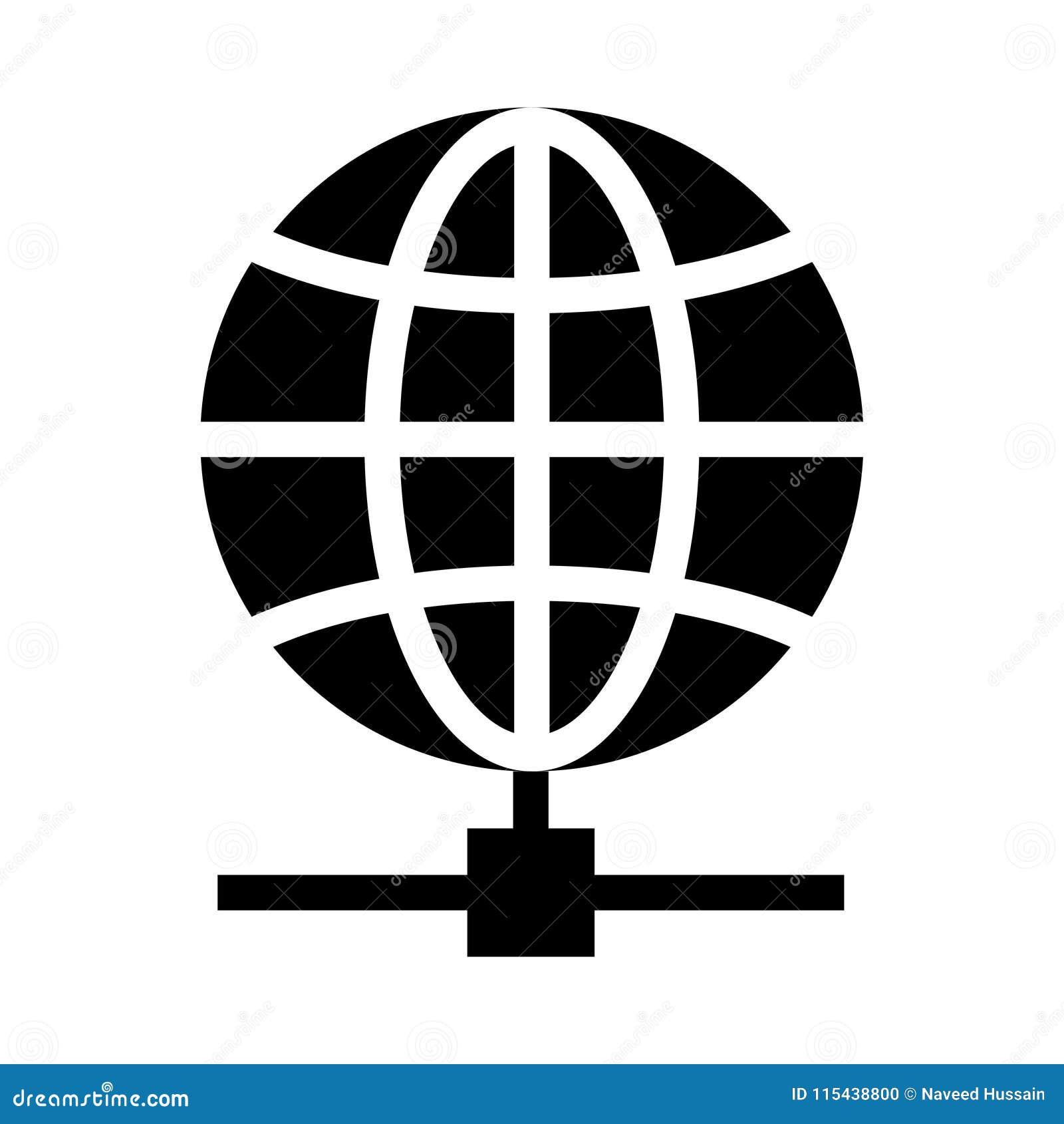 Global vector line icon stock illustration. Illustration of elements ...