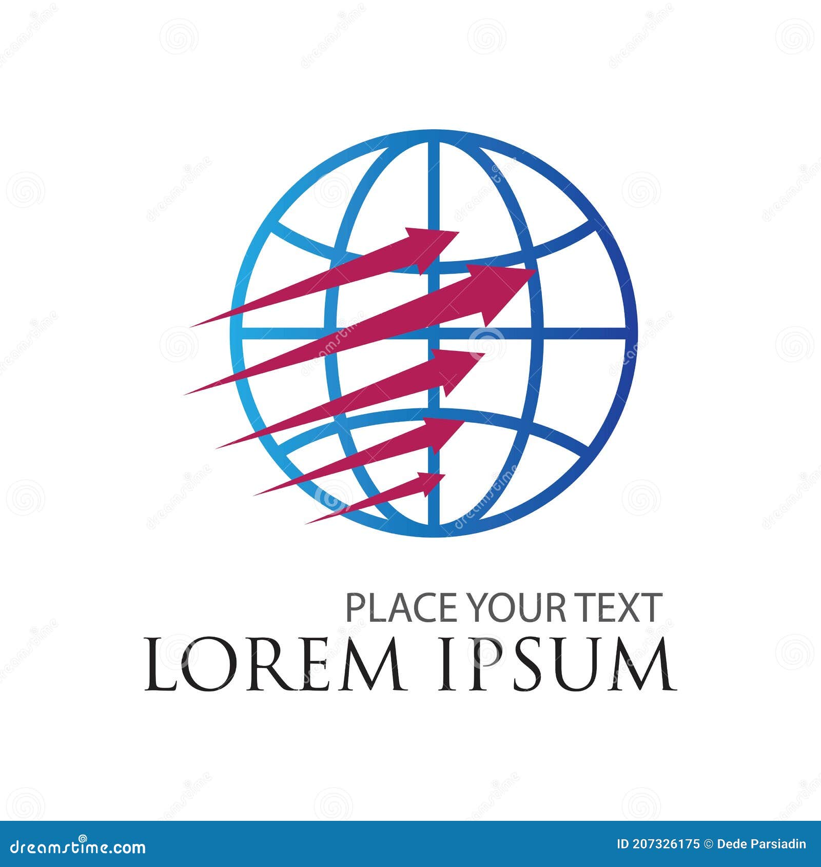 Global Vector Logo Illustration Design Template Stock Vector ...