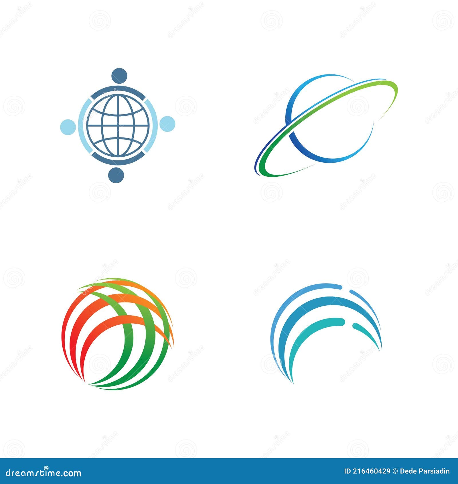 Global Vector Logo Illustration Design Template Stock Vector ...