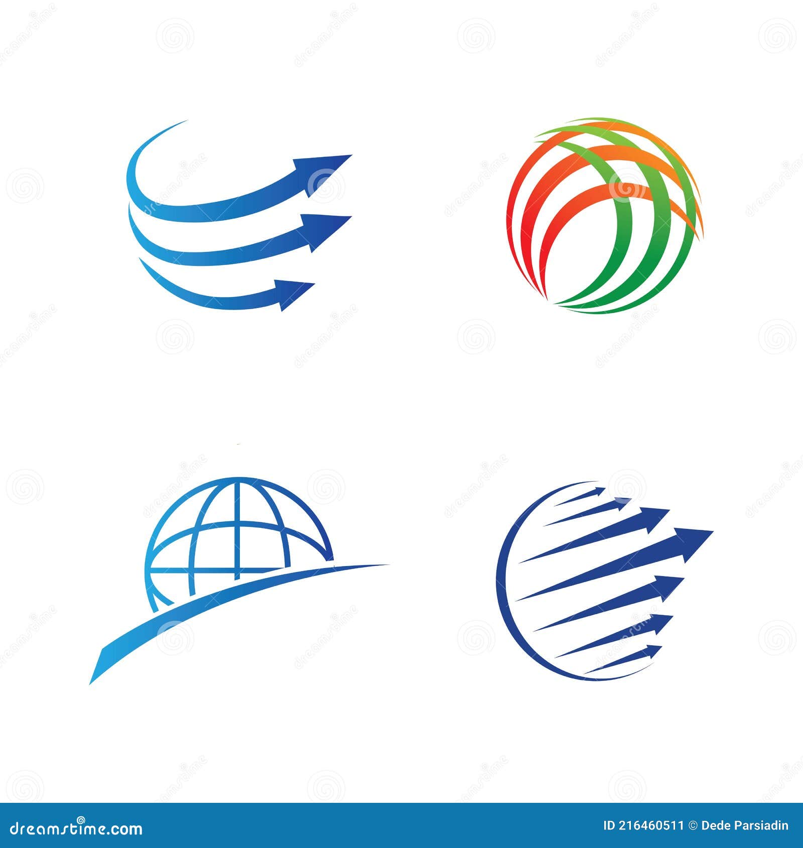 Global Vector Logo Illustration Design Template Stock Vector ...