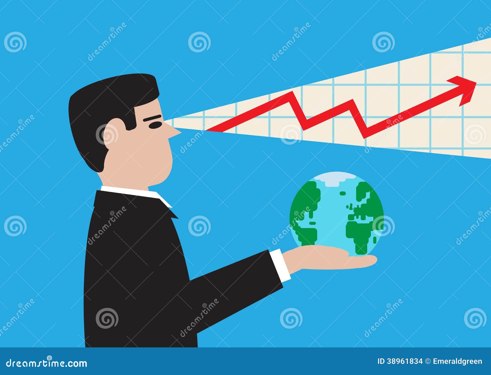 Global Vision stock vector. Illustration of ambition - 38961834