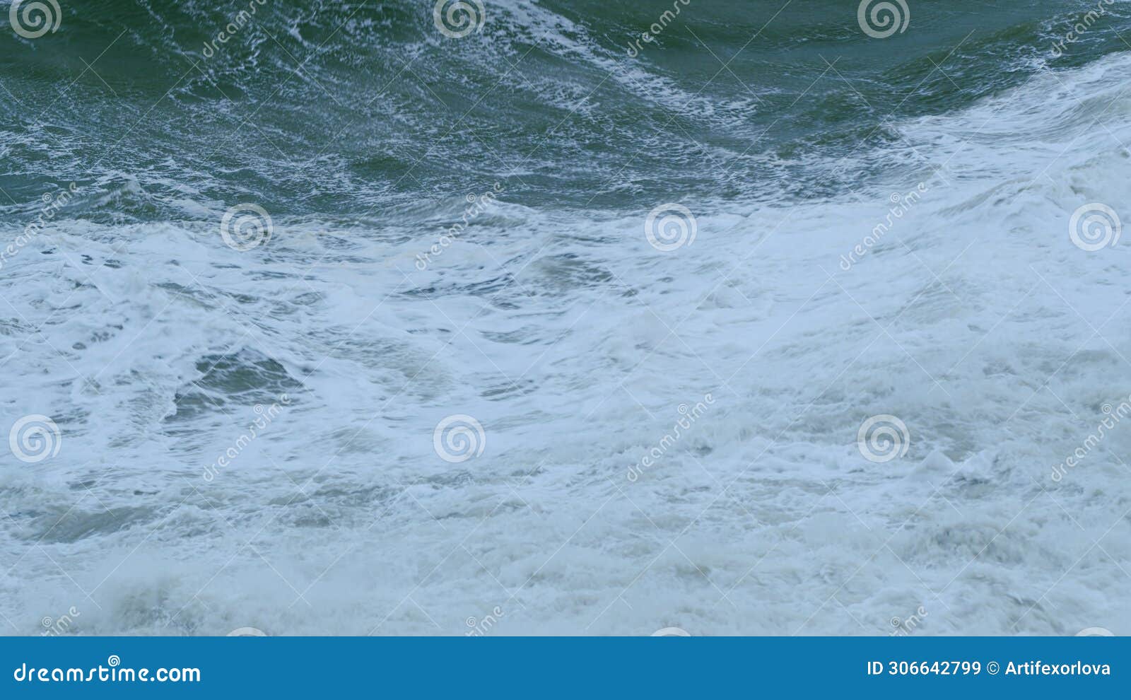 Global Warming. Beautiful Dark Ocean Wave Crashing with Splashes ...