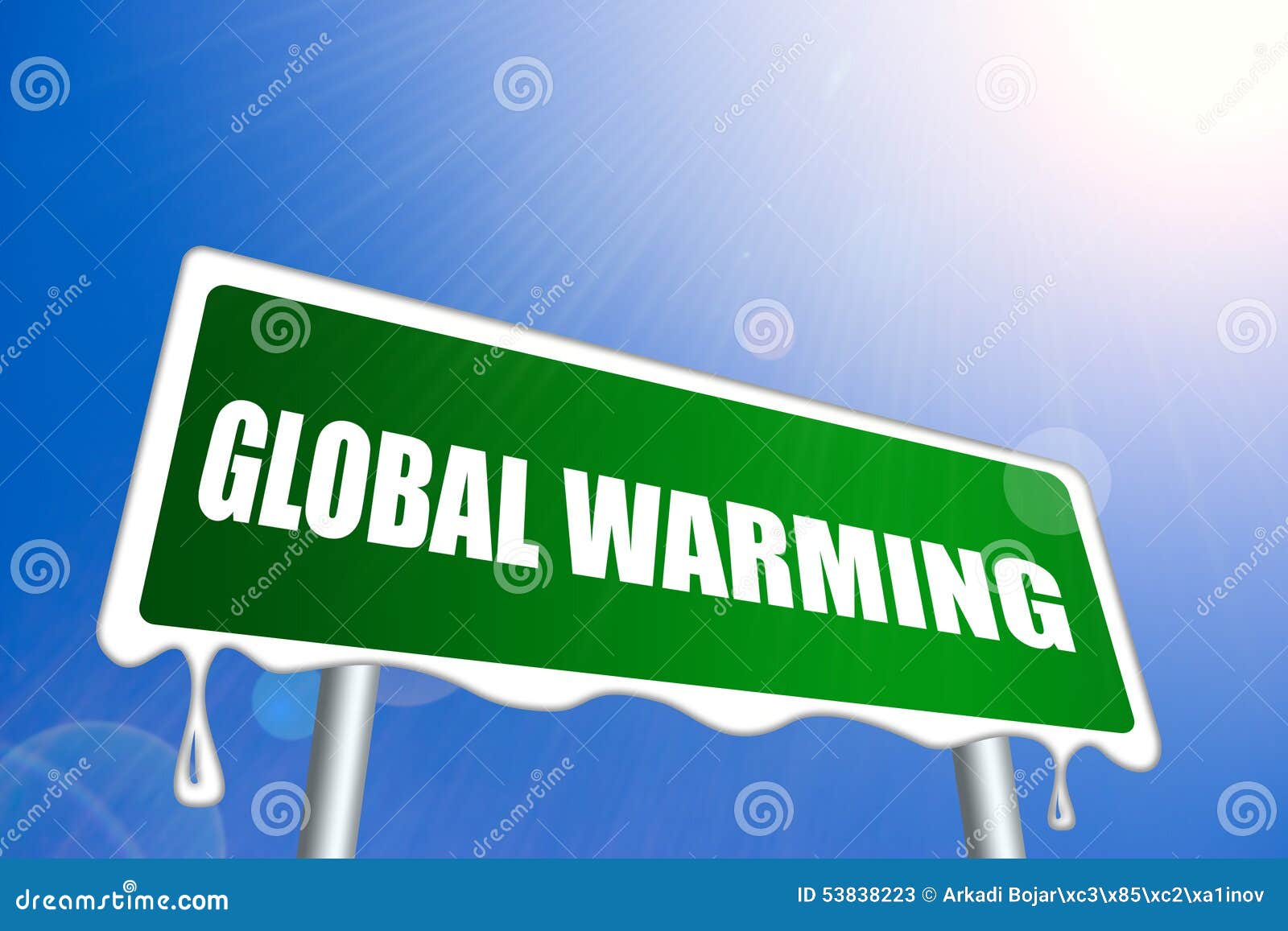 Global warming concept stock illustration. Illustration of bursting ...