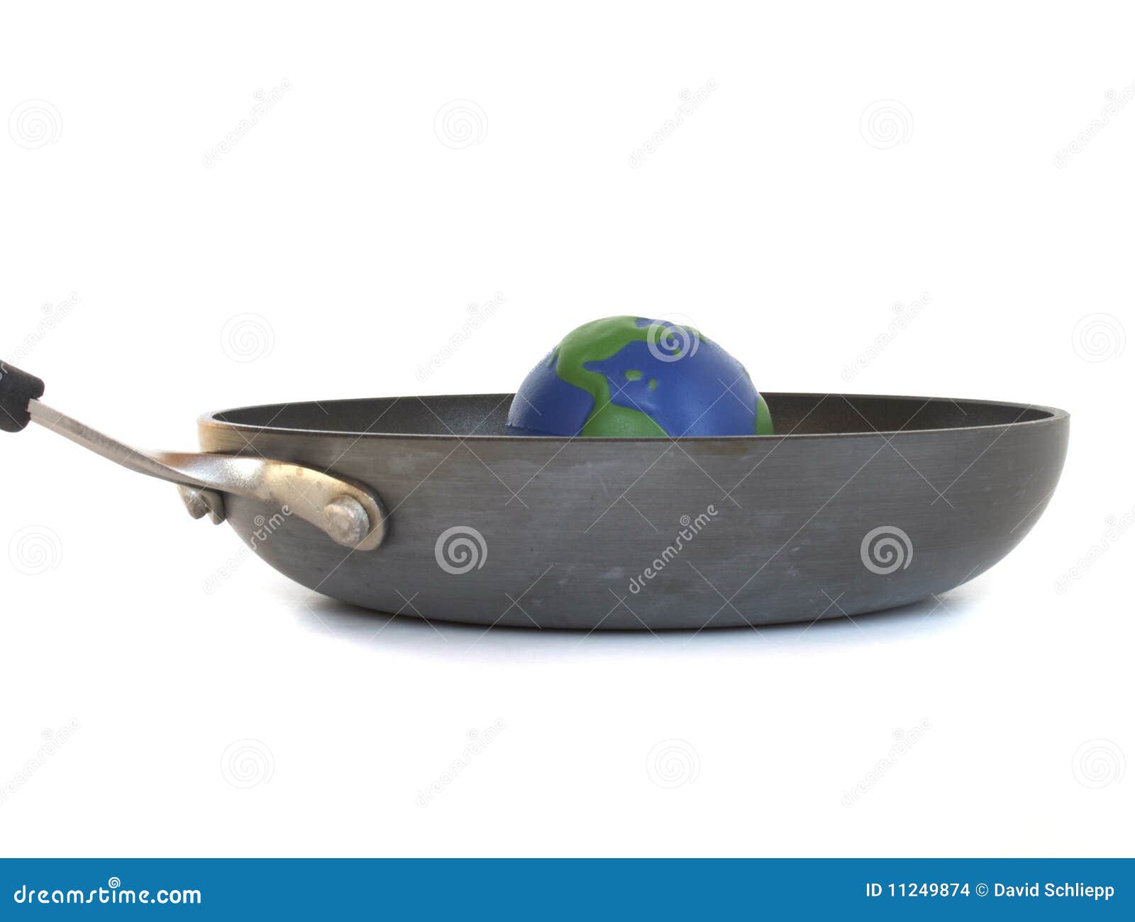 Global Warming - Earth in a Fryng Pan Stock Photo - Image of globe ...
