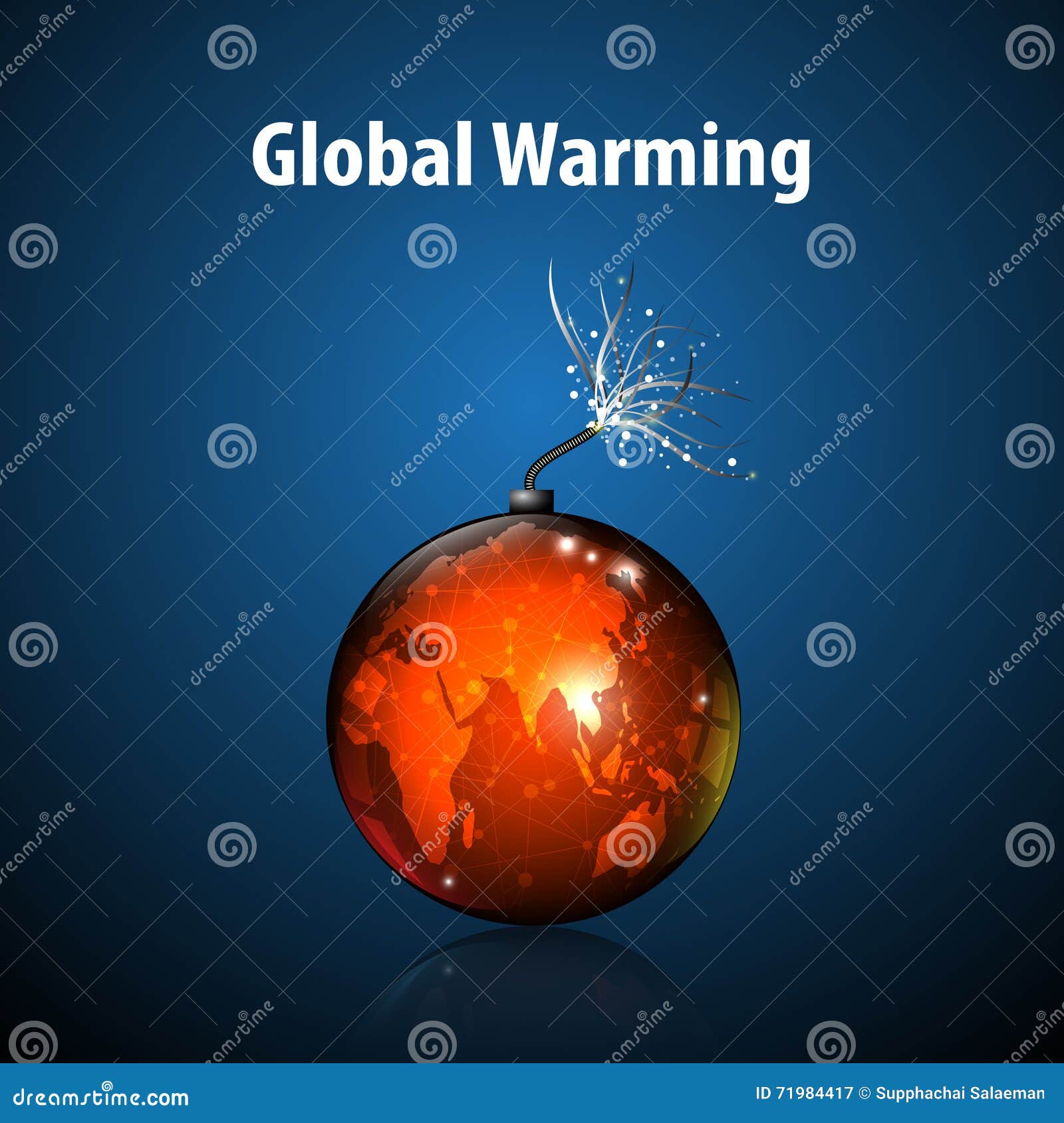 Global Warming Logo Icon Symbol Abstract Digital Pattern Design Stock ...