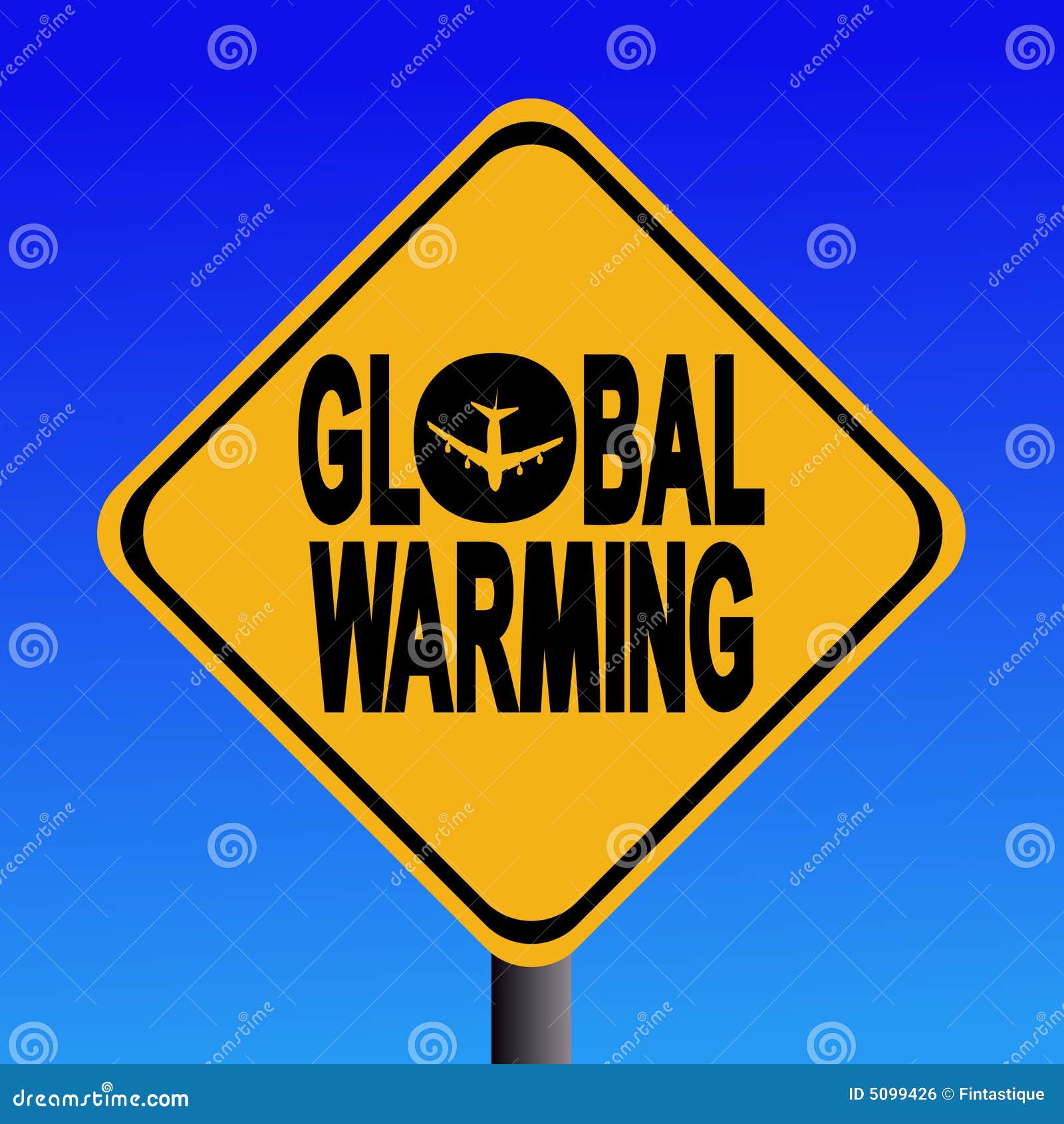 Global Warming Sign stock vector. Illustration of global - 5099426