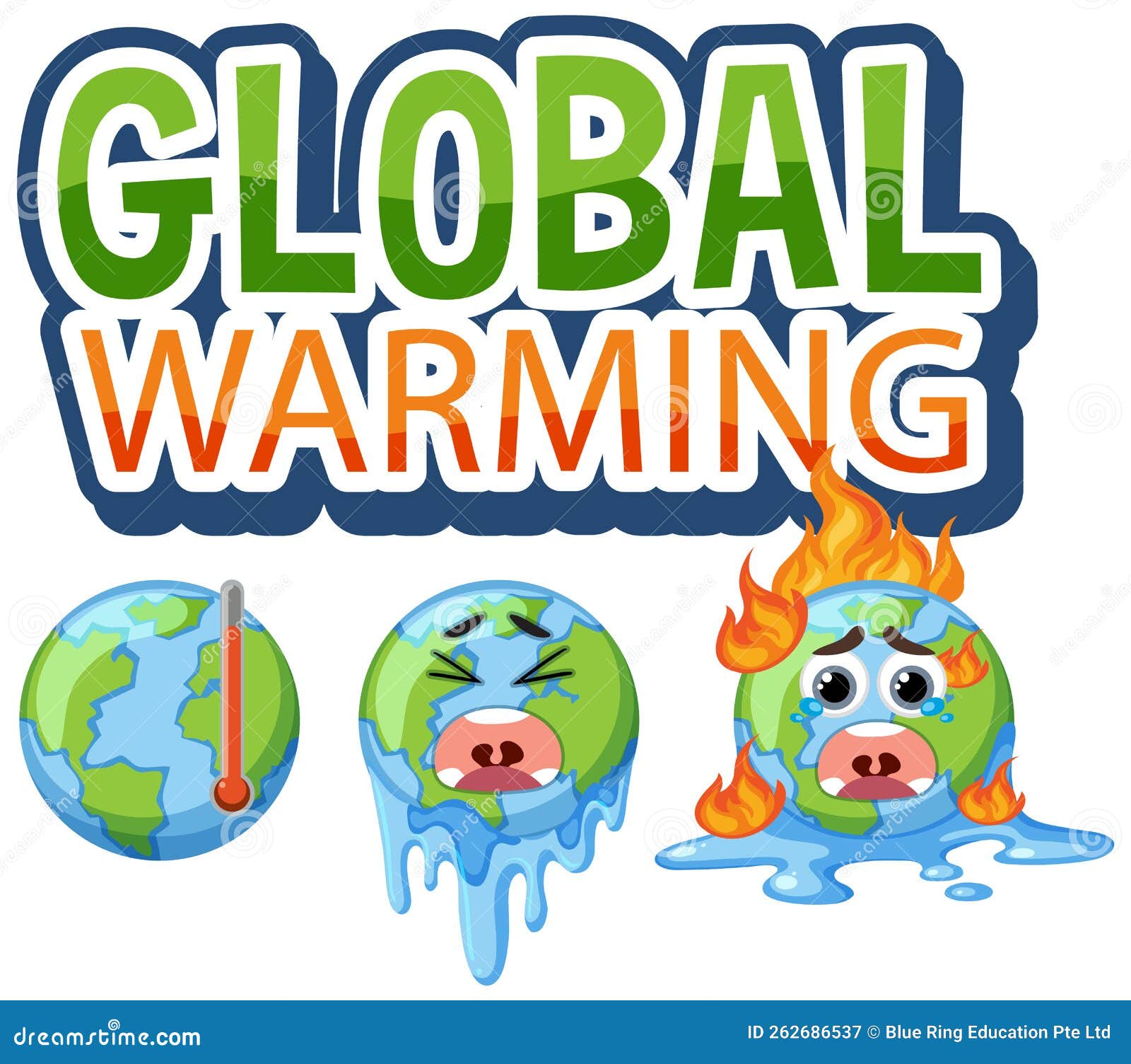 Global Warming Vector Concept Stock Vector - Illustration of ecology ...