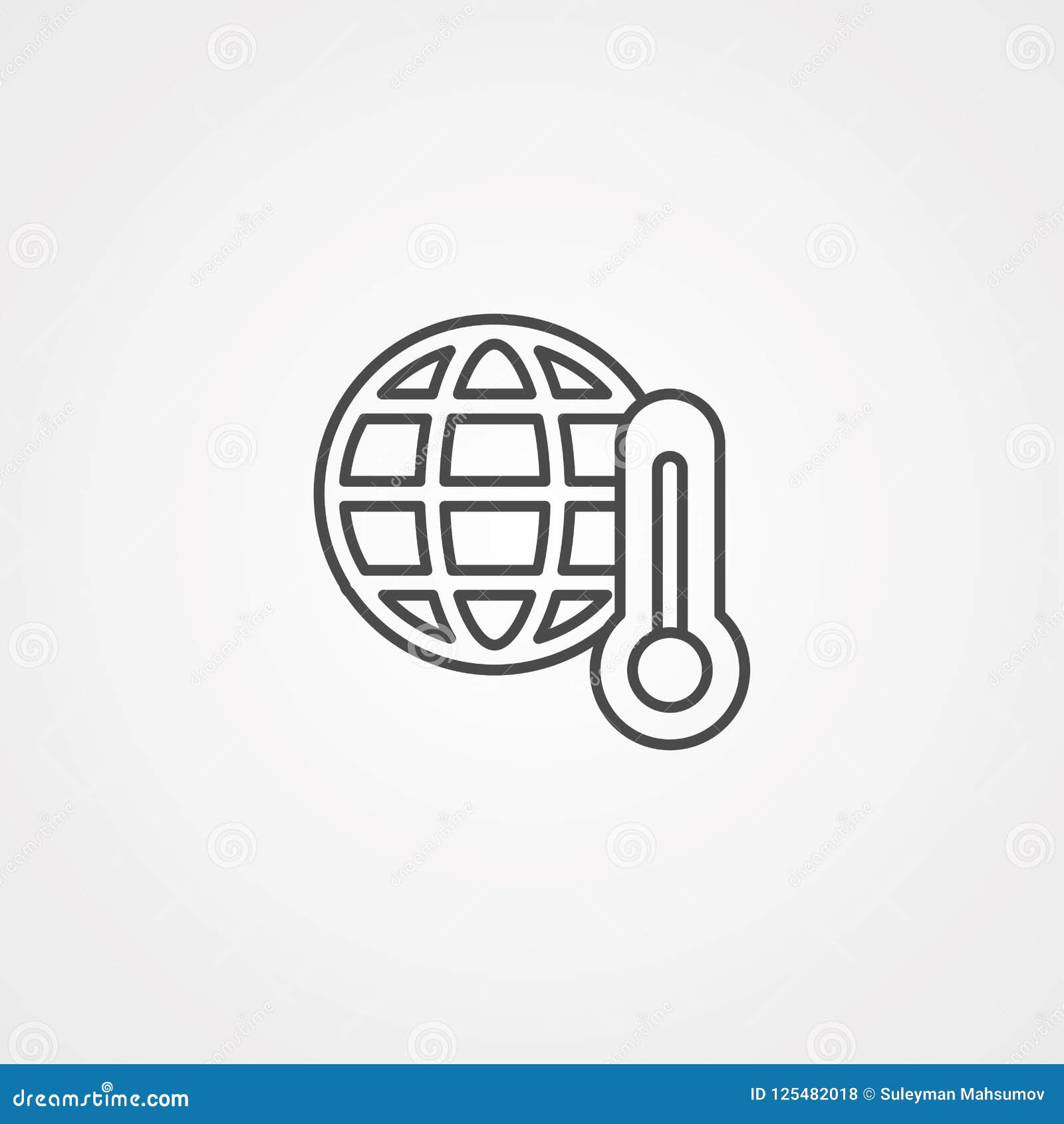 Global Warming Vector Icon Sign Symbol Stock Vector - Illustration of ...