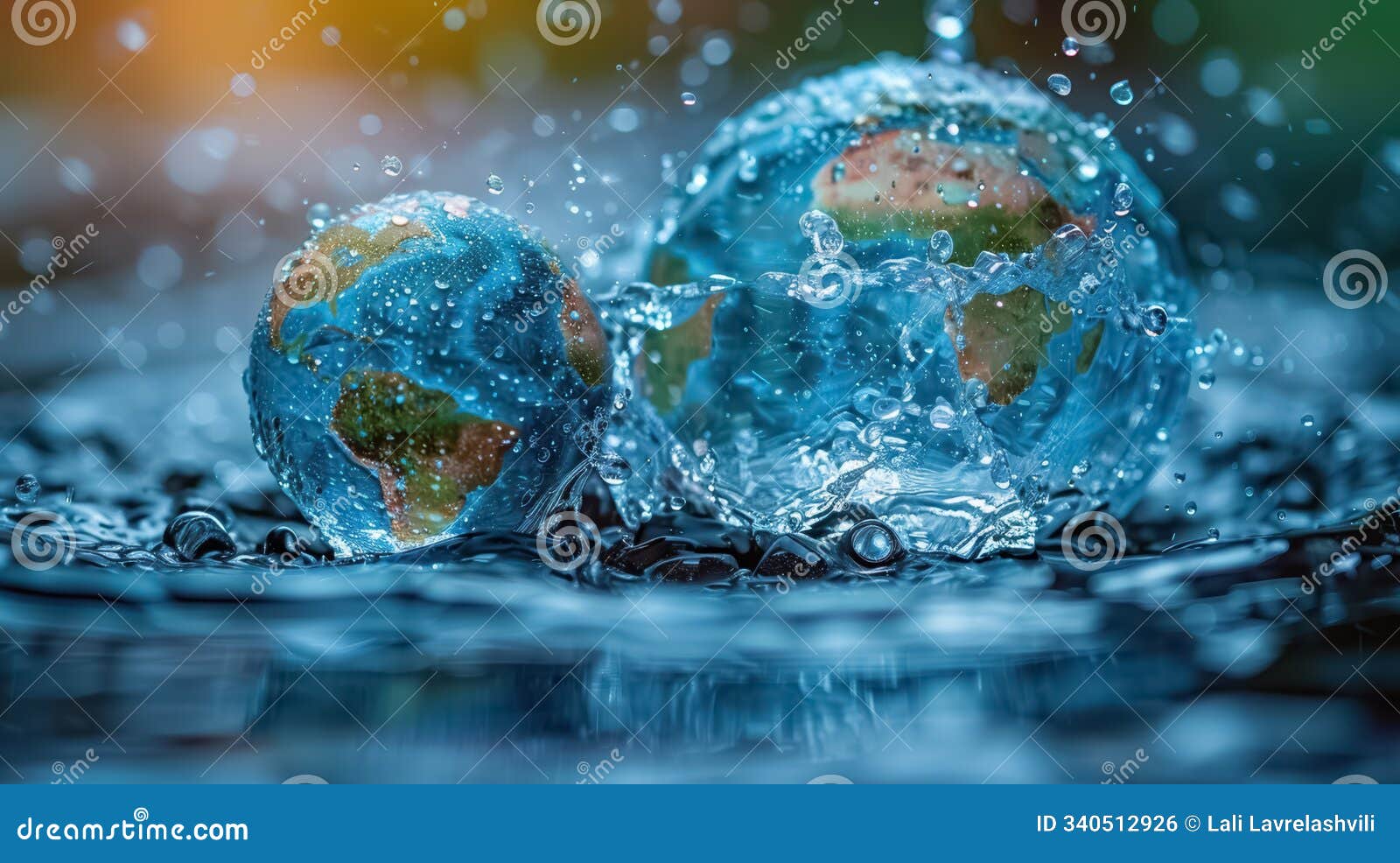 Global Water Awareness Concept. Interconnectedness of Water Resources ...