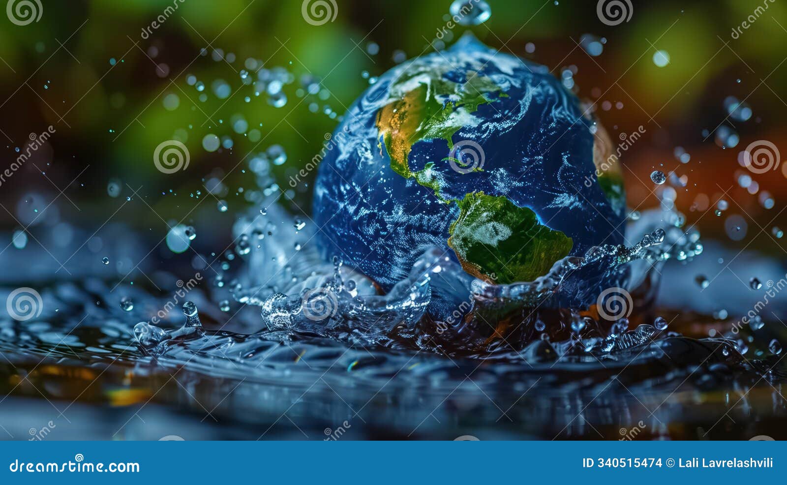 Global Water Awareness Concept. Interconnectedness of Water Resources ...