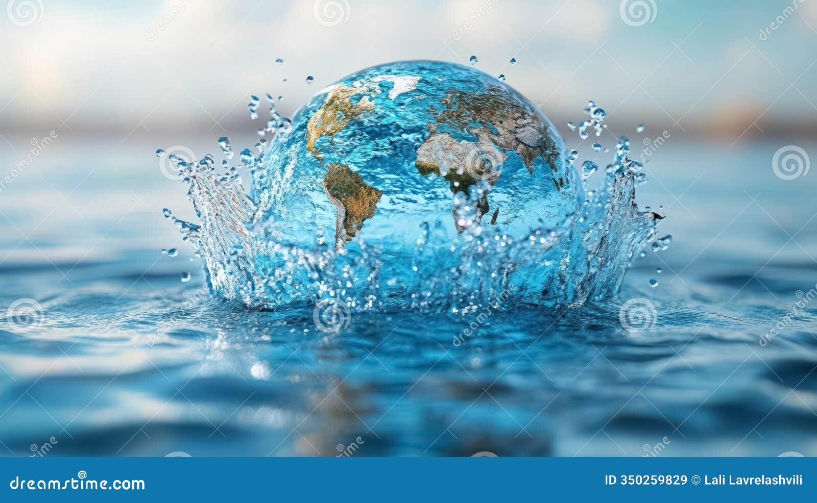 Global Water Awareness Concept. Interconnectedness of Water Resources ...