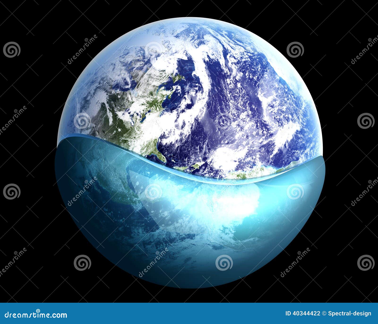 Global water stock illustration. Illustration of landscape - 40344422