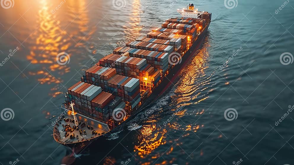 Global Web of Business Logistics: Cargo Ships and Containers in Action ... Global Web of Business Logistics: Cargo Ships and Containers in Action ...