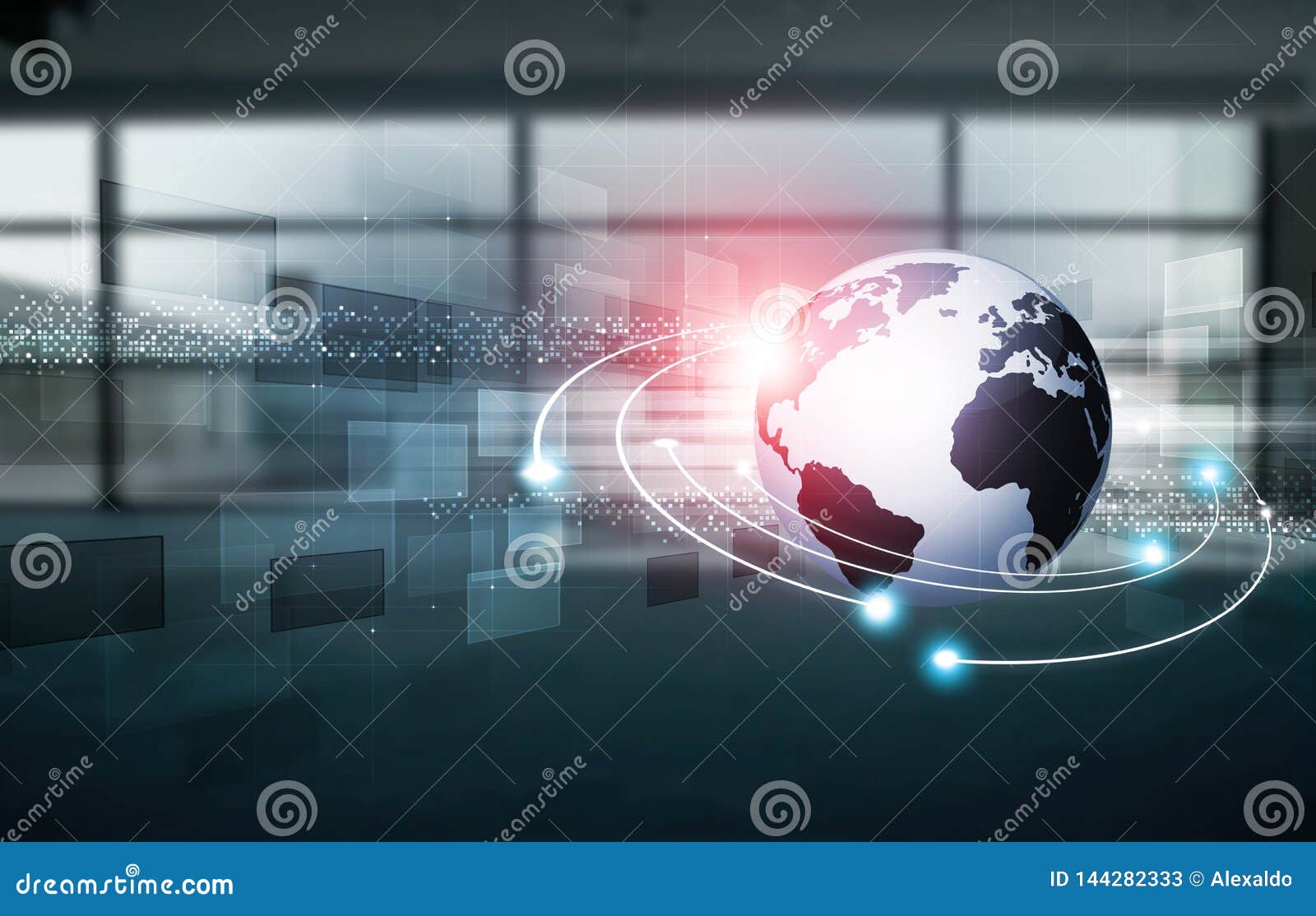 Global Web Contacts stock illustration. Illustration of business ...