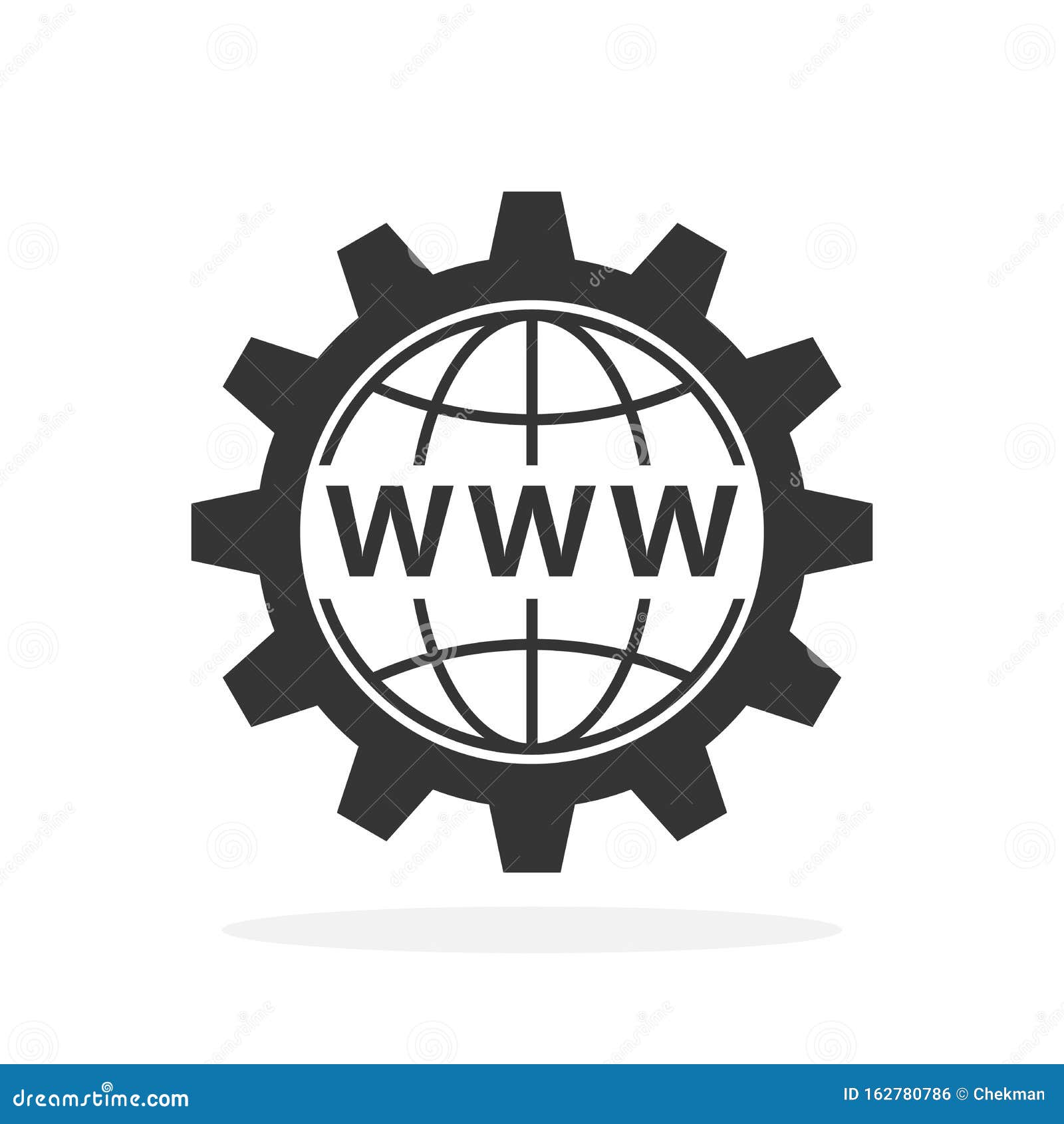 Global Web Setting or Configuration Icon - Vector Stock Illustration ...