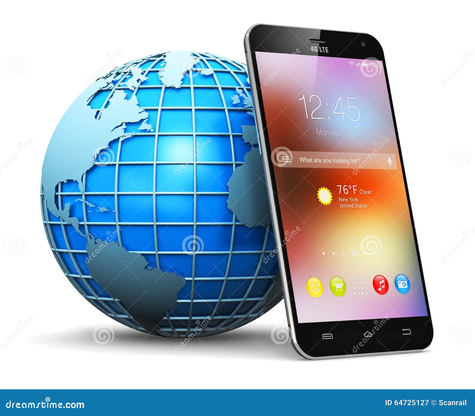 Global Wi-fi 5G IOT Wireless Internet Technology Concept. Robotic Arm ...