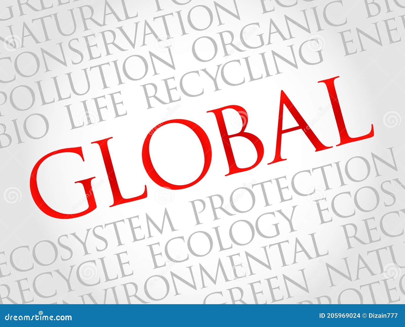 Global word cloud stock illustration. Illustration of green - 205969024