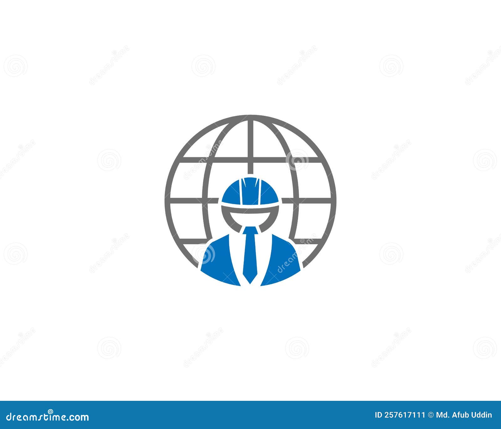 Global Worker and World Labor Logo Design Stock Vector - Illustration ...