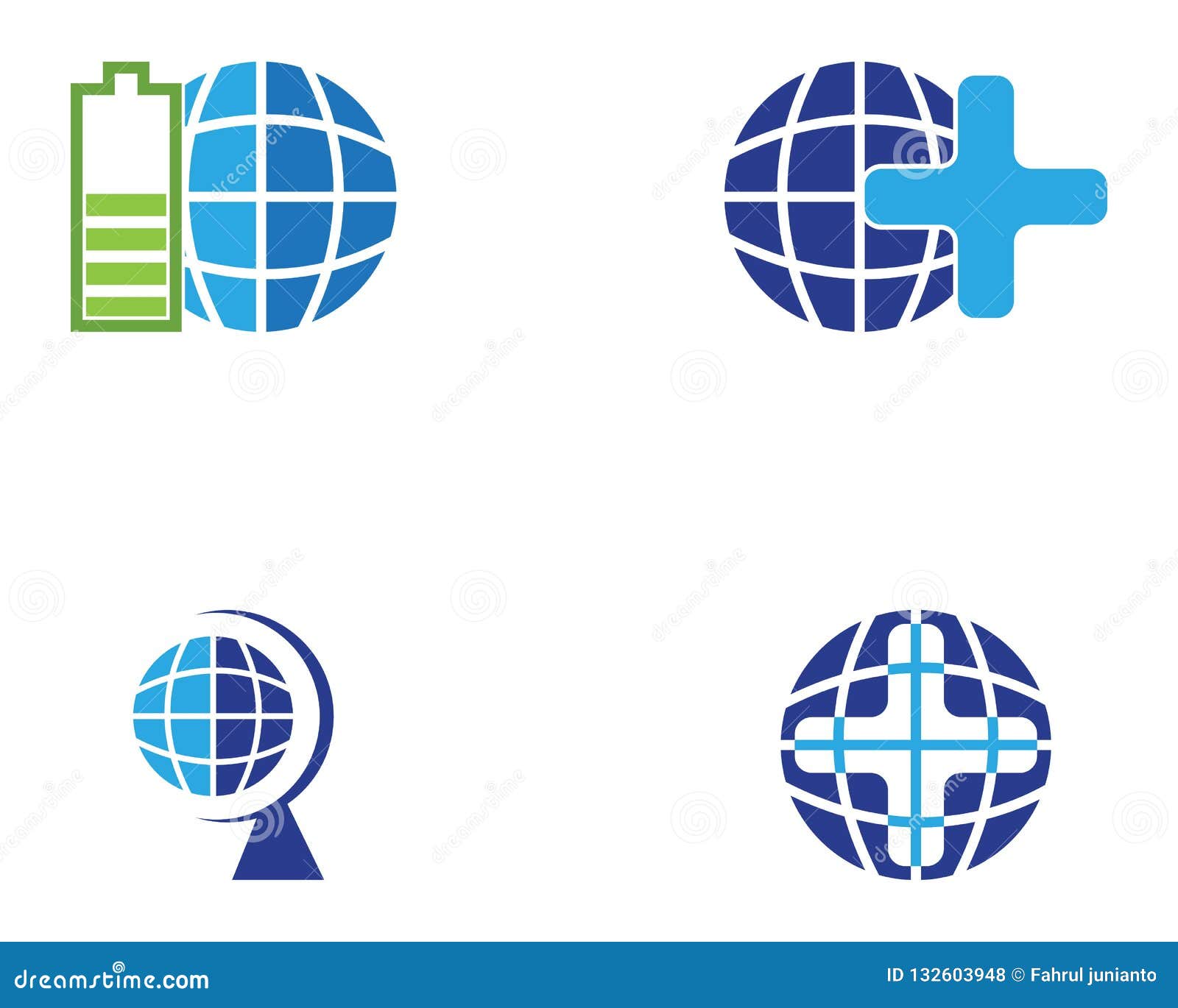 Global World Icon Logo Template Vector Stock Vector - Illustration of ...