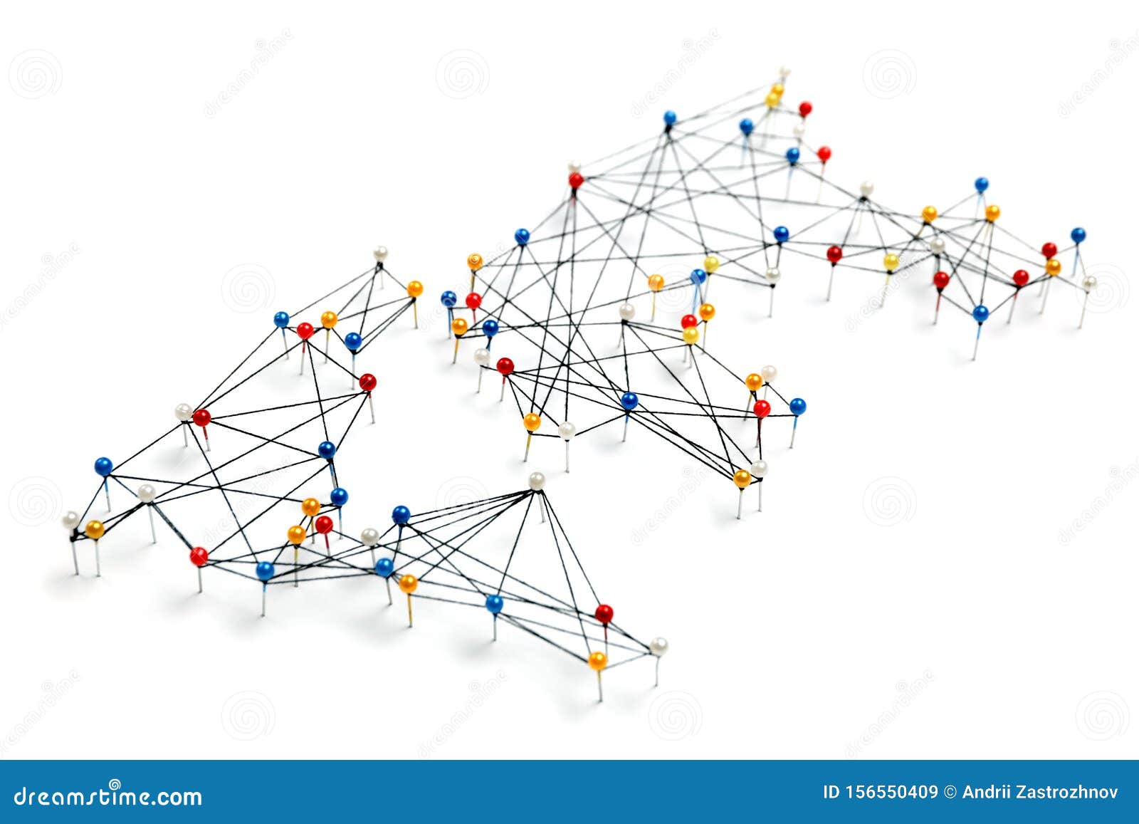 Global World Trade Network. White Background Stock Image - Image of ...