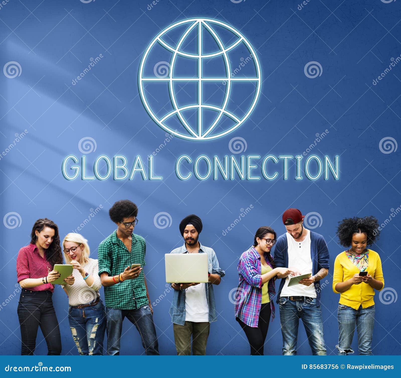 Global Worldwide Connection World International Concept Stock Photo ...
