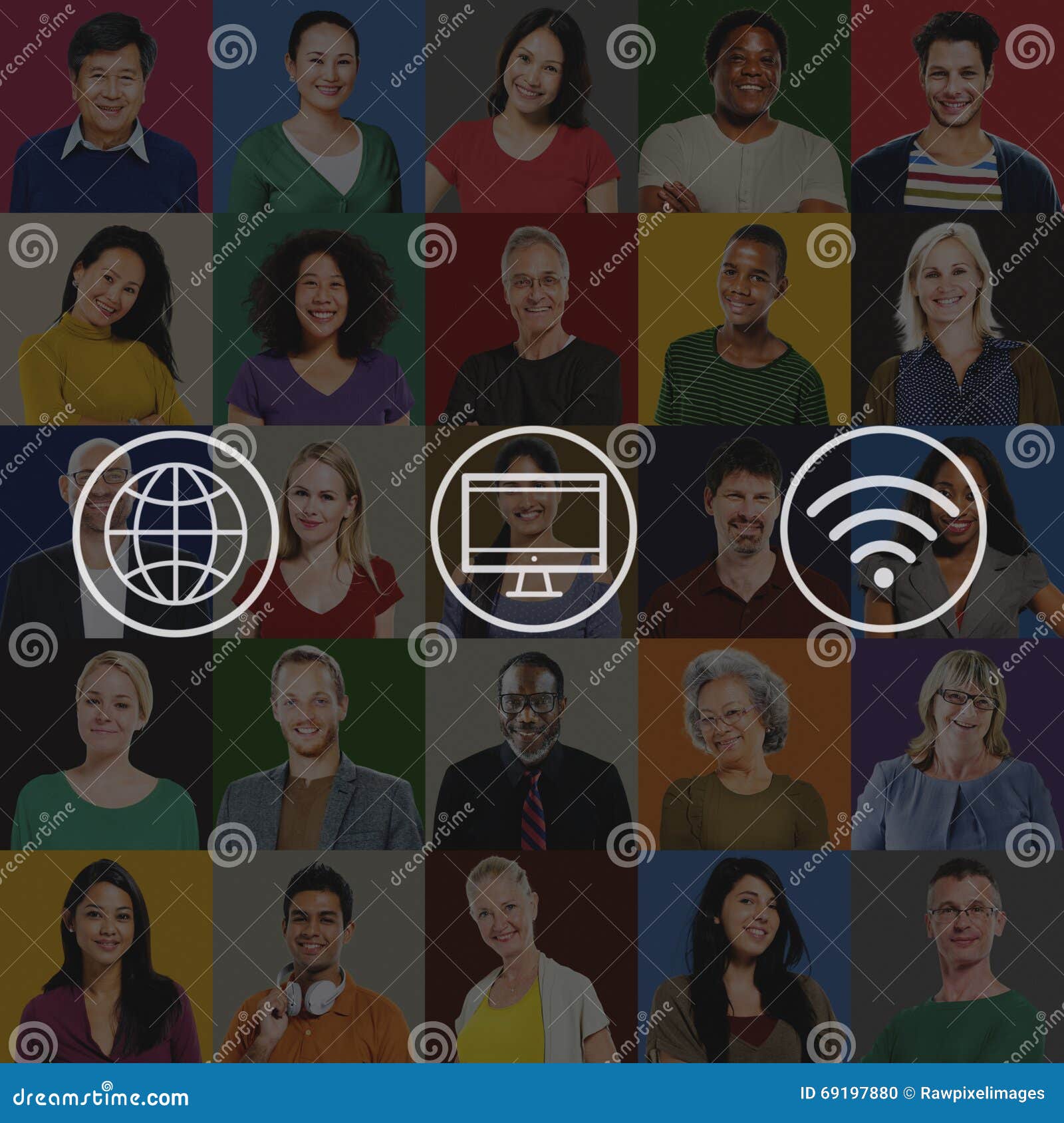 Global Worldwide Digital Modern Connection Concept Stock Illustration ...