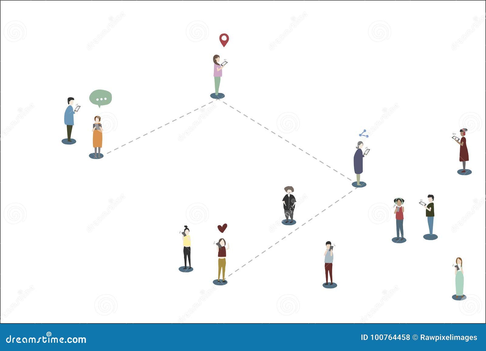 Global Worldwide Network Illustration Stock Vector - Illustration of ...