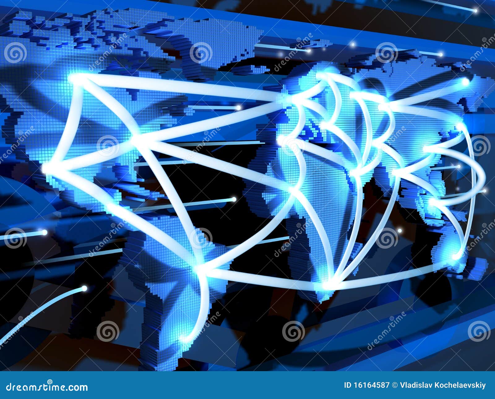 Globalization stock illustration. Illustration of globe - 16164587