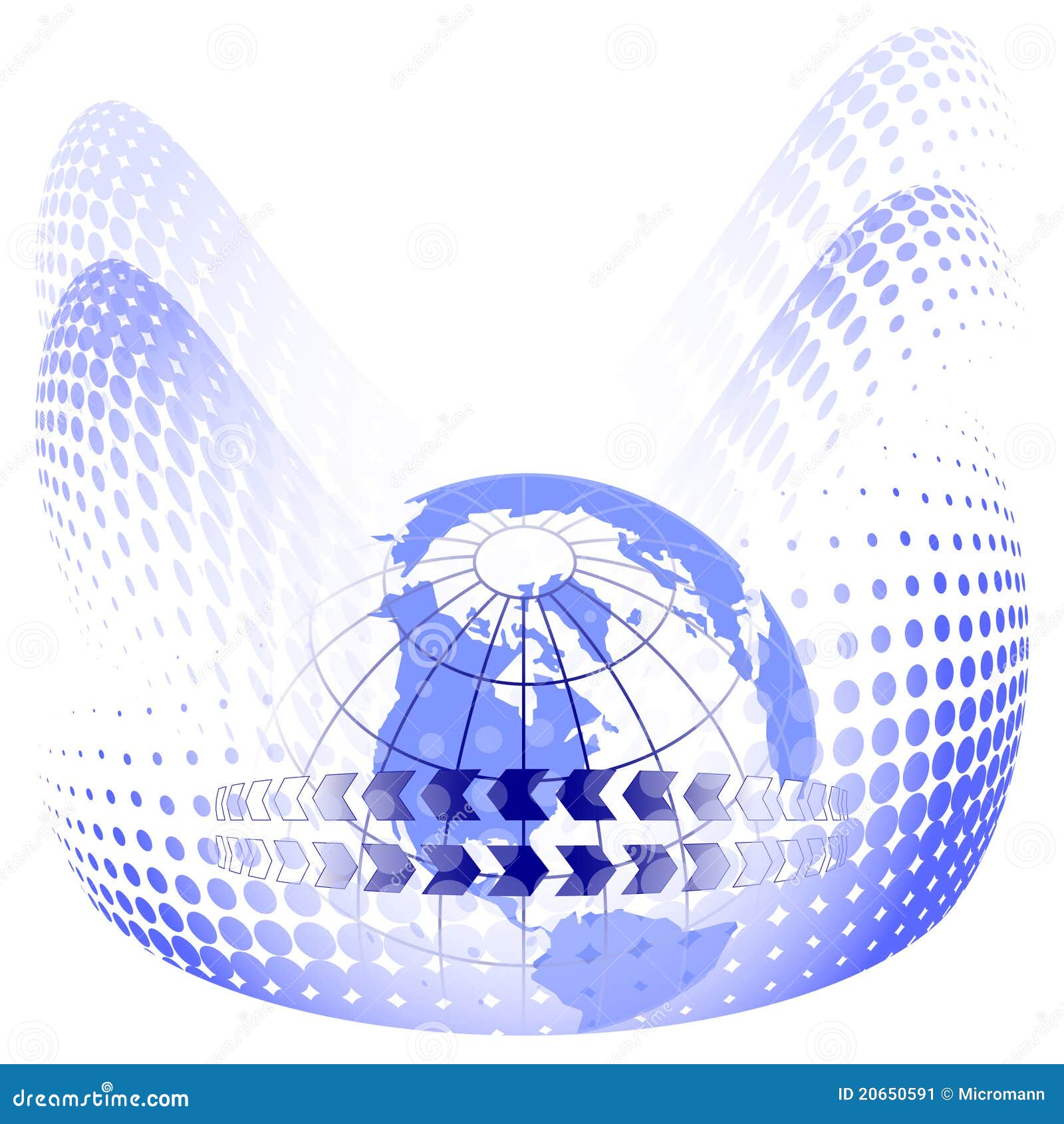 Globalization stock vector. Illustration of ball, design - 20650591