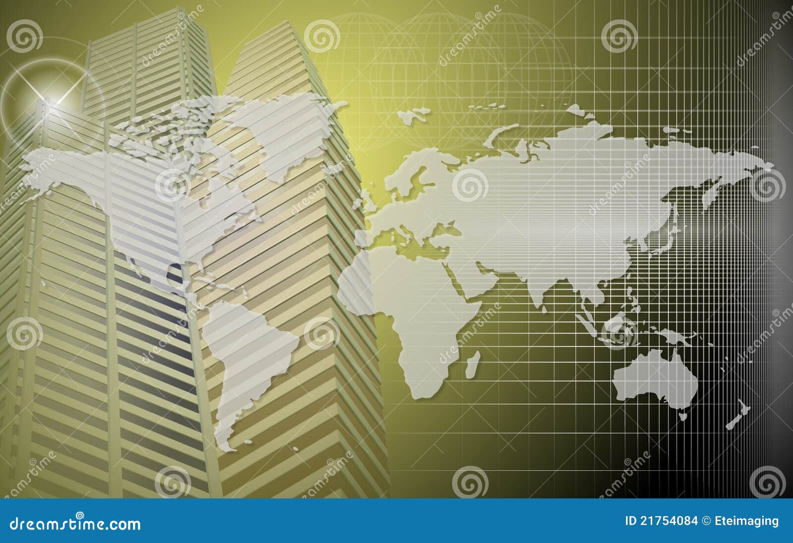 Globalization stock illustration. Illustration of background - 21754084