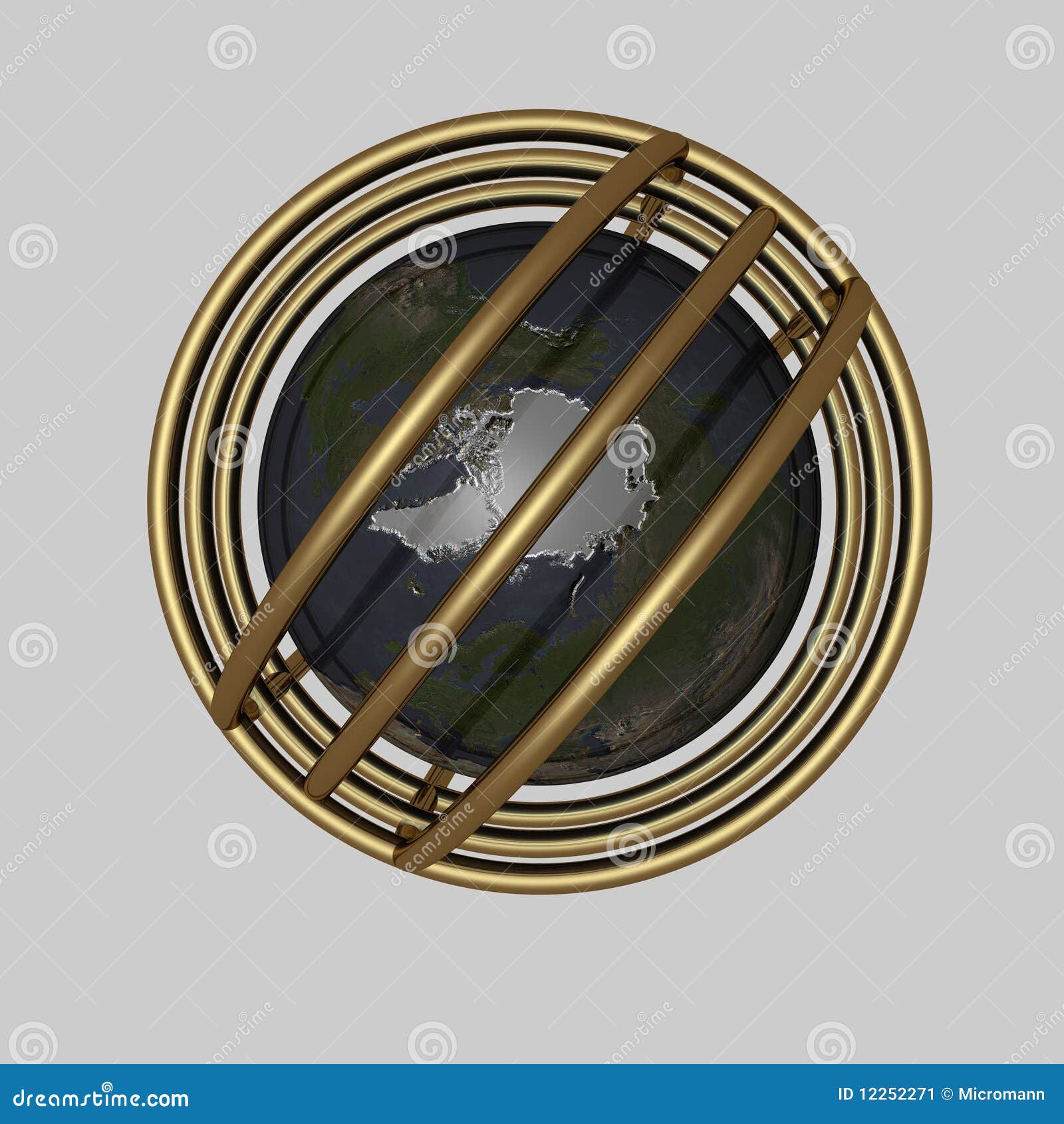 Globalization - 3D stock illustration. Illustration of digital - 12252271