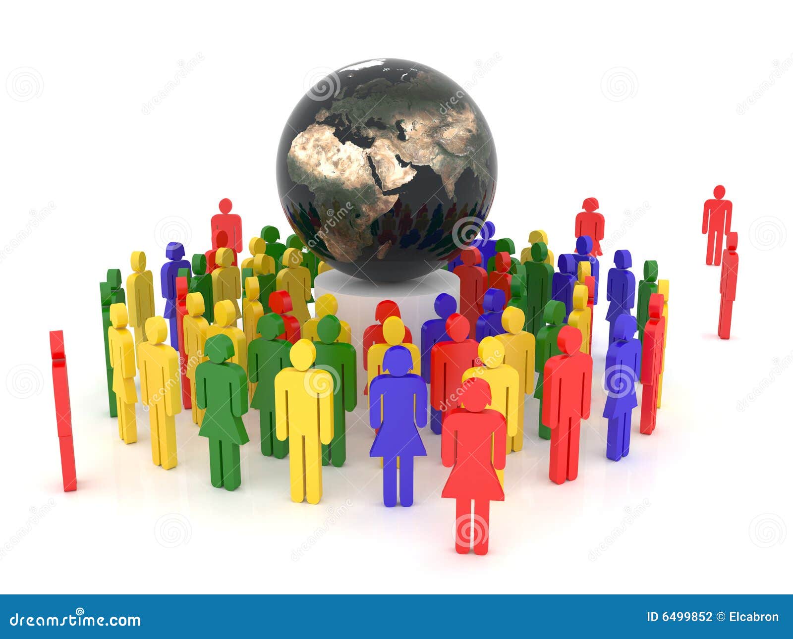 Globalization Concept stock illustration. Illustration of globe - 6499852