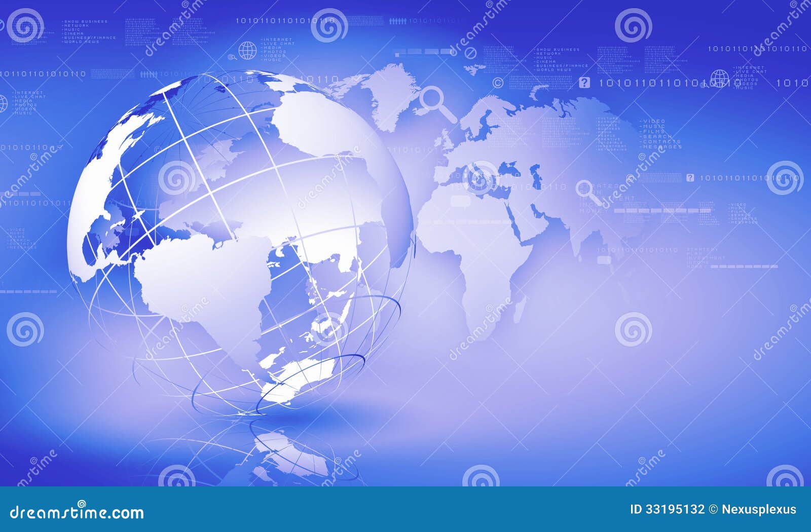 Globalization concept stock illustration. Illustration of connect ...