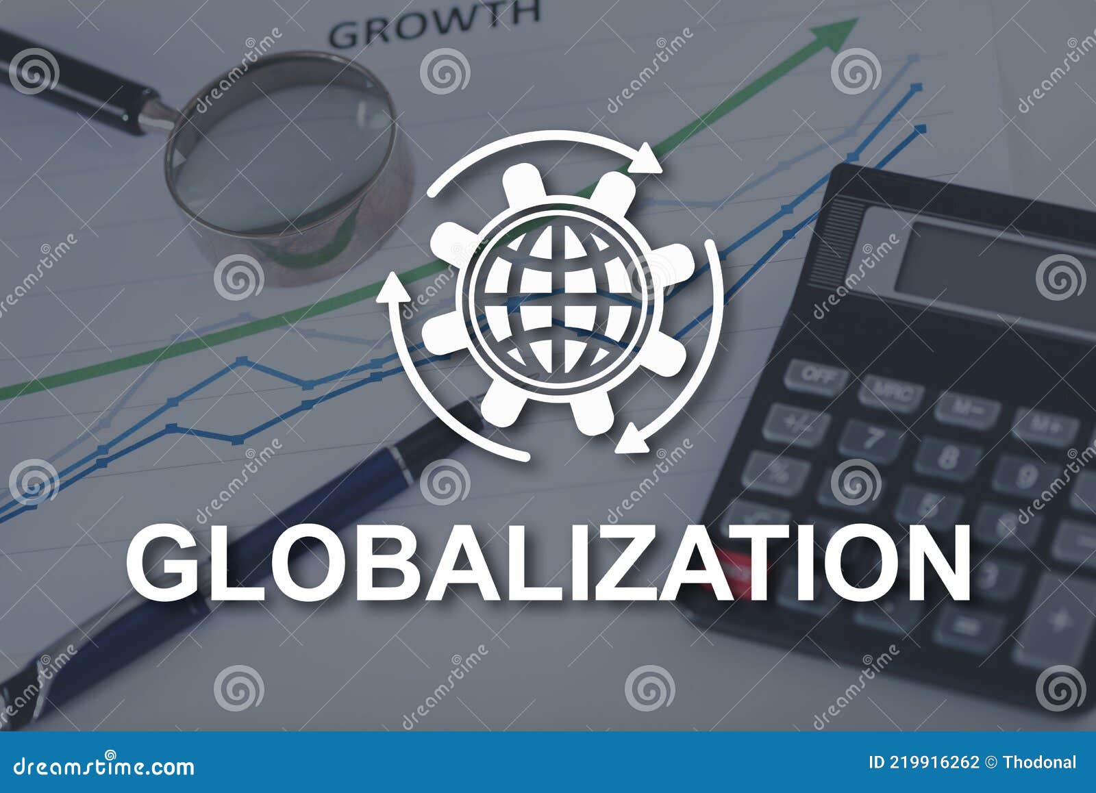 Concept of globalization stock photo. Image of global - 219916262