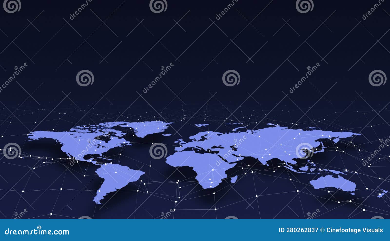 Globalization Concept with World Connection Stock Image - Image of ...