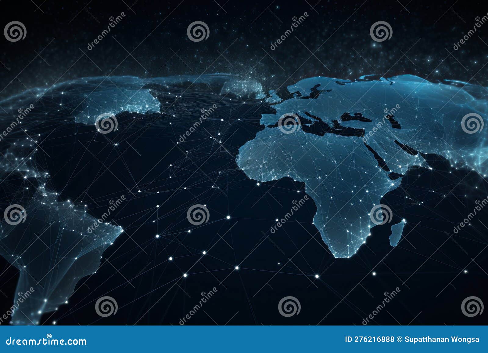 Globalization in Digital Information Network from Generative Ai Stock ...