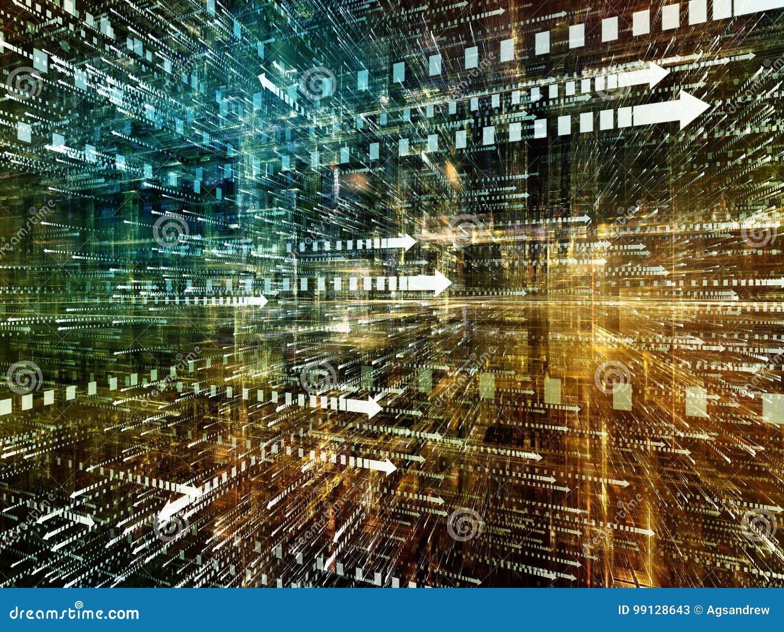 Globalization of Digital World Stock Image - Image of information ...