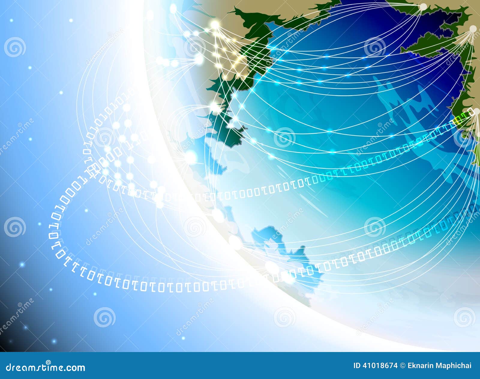 Globalization stock illustration. Illustration of technology - 41018674