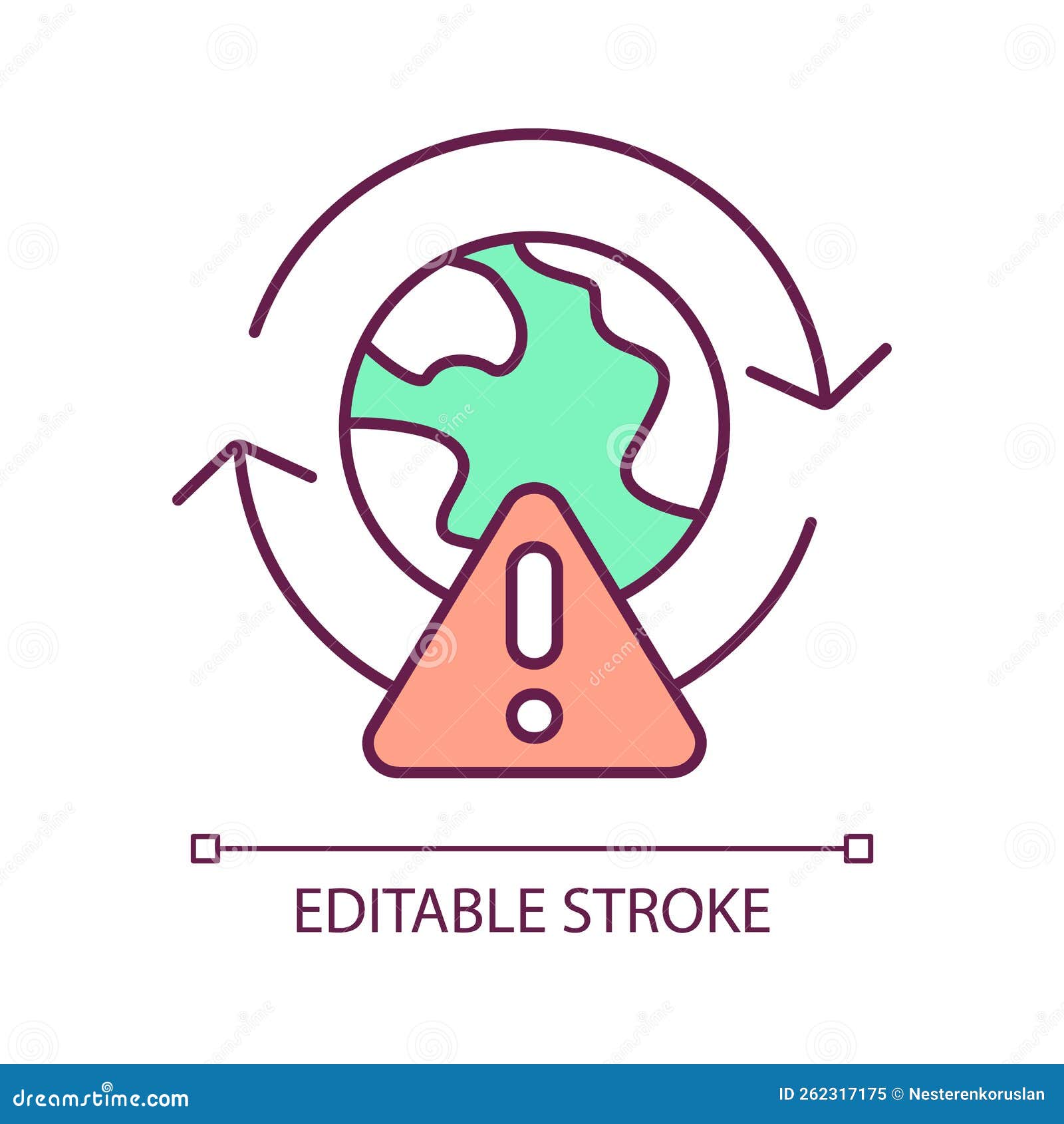 Globalization Issues RGB Color Icon Stock Vector - Illustration of ...