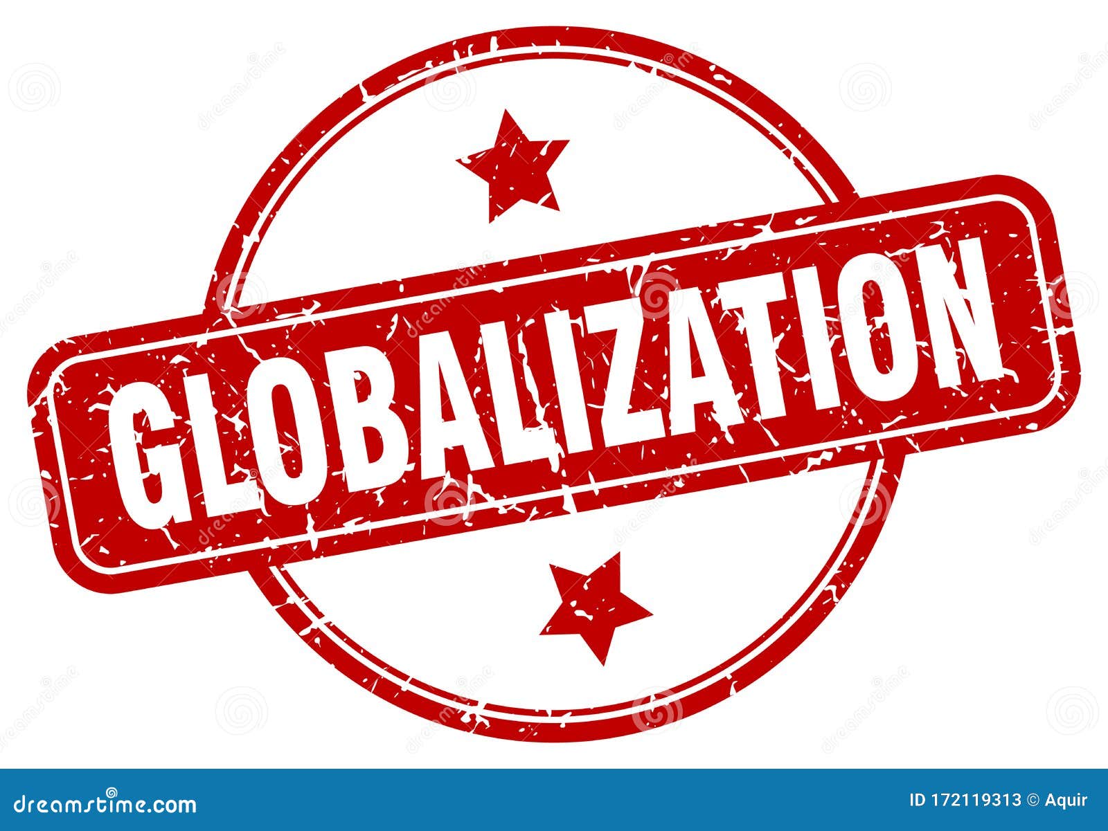 Globalization Stamp. Globalization Round Grunge Sign Stock Vector ...