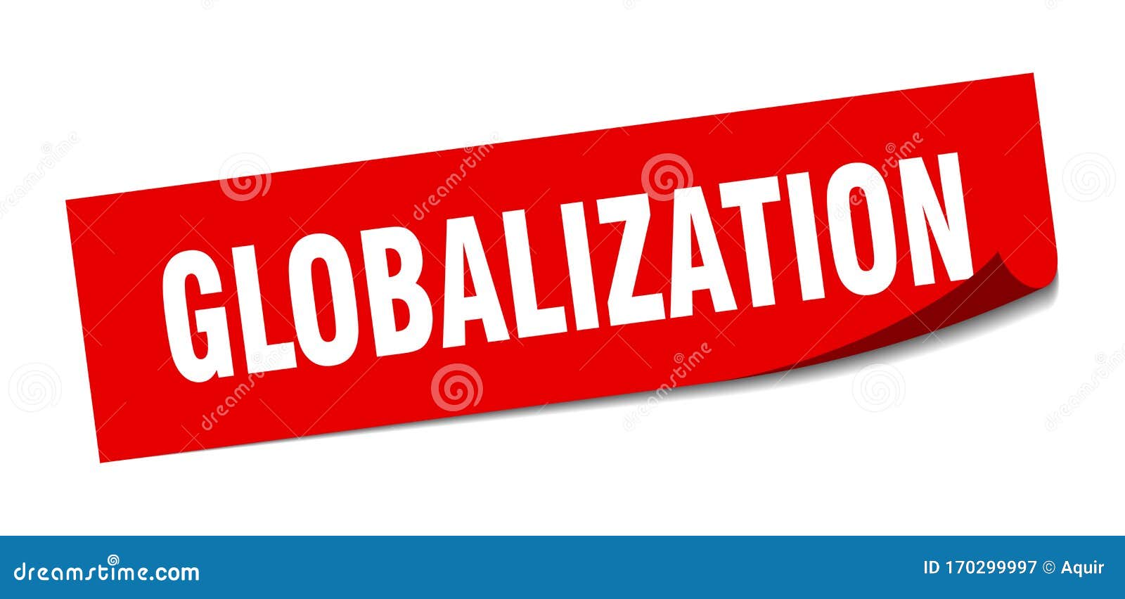 Globalization Sticker. Globalization Square Sign Stock Vector ...