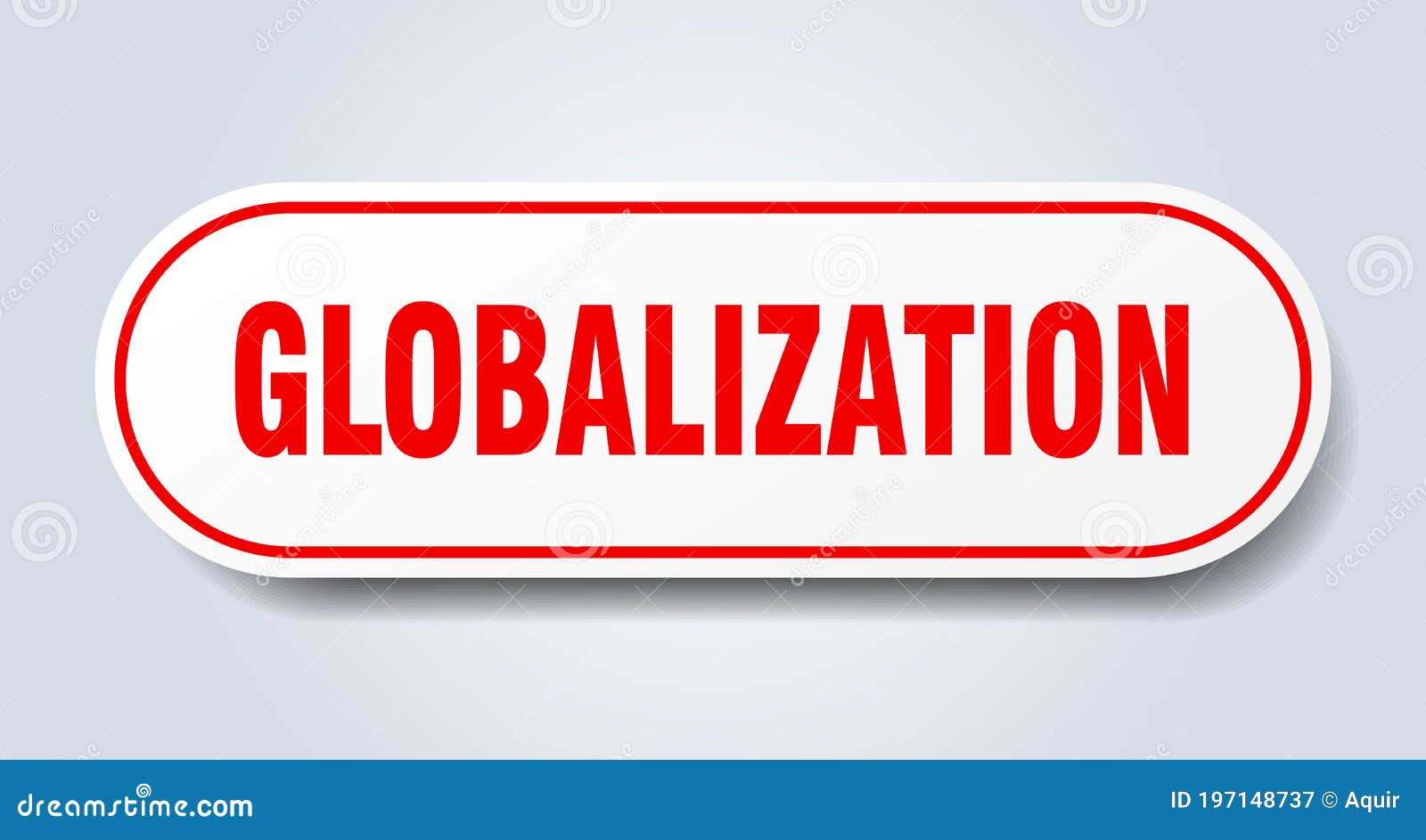 Globalization sticker. stock vector. Illustration of globalization ...