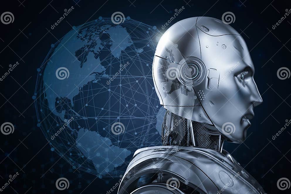 Globalization Technology Concept Stock Illustration - Illustration of ...