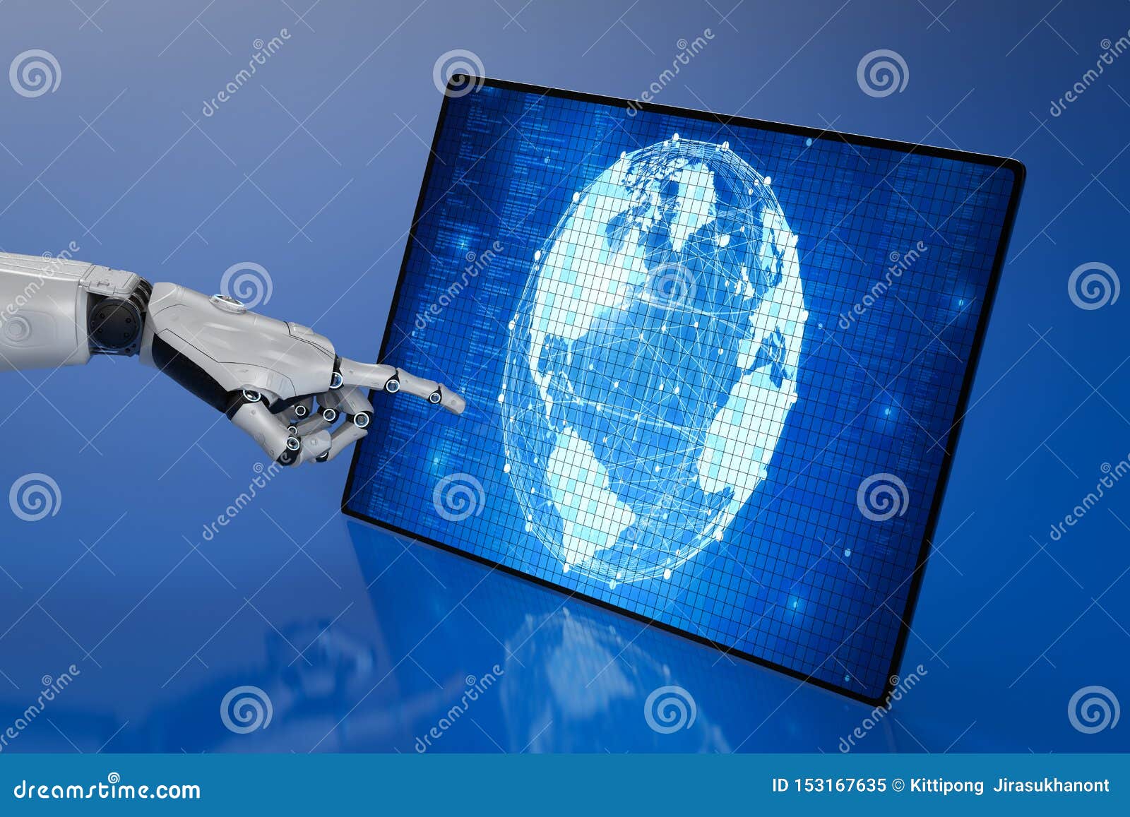 Globalization Technology Concept Stock Illustration - Illustration of ...