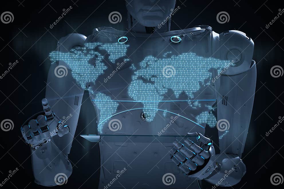Globalization Technology Concept Stock Illustration - Illustration of ...
