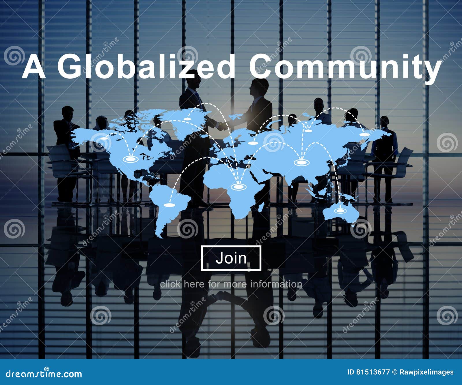 A Globalized Community Worldwide Connection Network Concept Stock Image ...